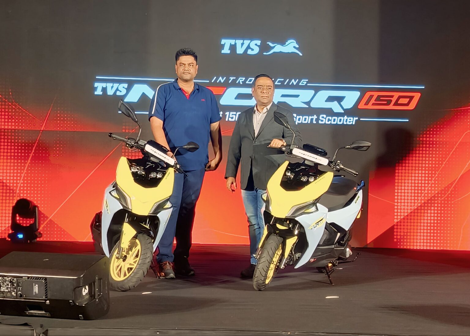 TVS Motor Company Unveils NTORQ 150, India’s First Hyper Sport Scooter ...